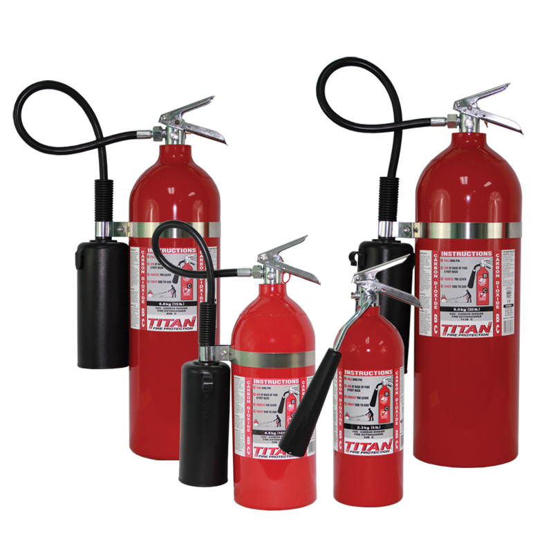 TITAN C02 Fire Extinguisher | Interchem Barbados